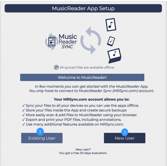Get Started - MusicReader Manual
